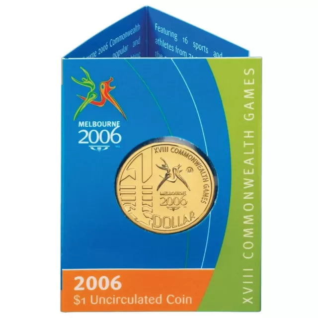2006 UNC $1 Commonwealth Games coin 'M' mintmark in card – Pocket ...