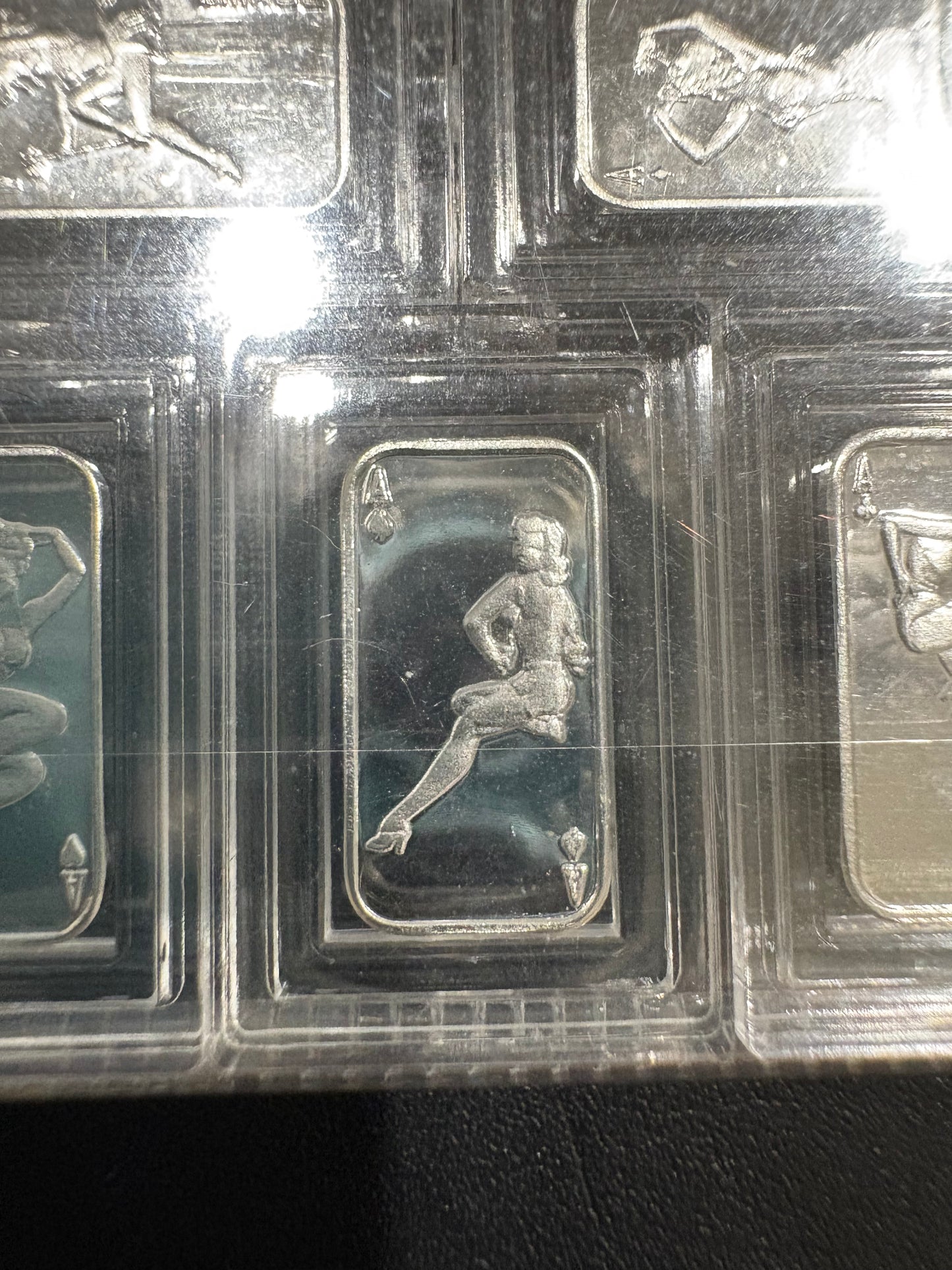 Mini Fractional Silver Bars – 5 × 1 Gram .999 Fine Silver (Poker Ladie ...