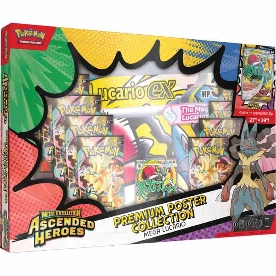 COMING SOON: Pokemon TCG - Ascended Heroes Premium Poster Collection ...