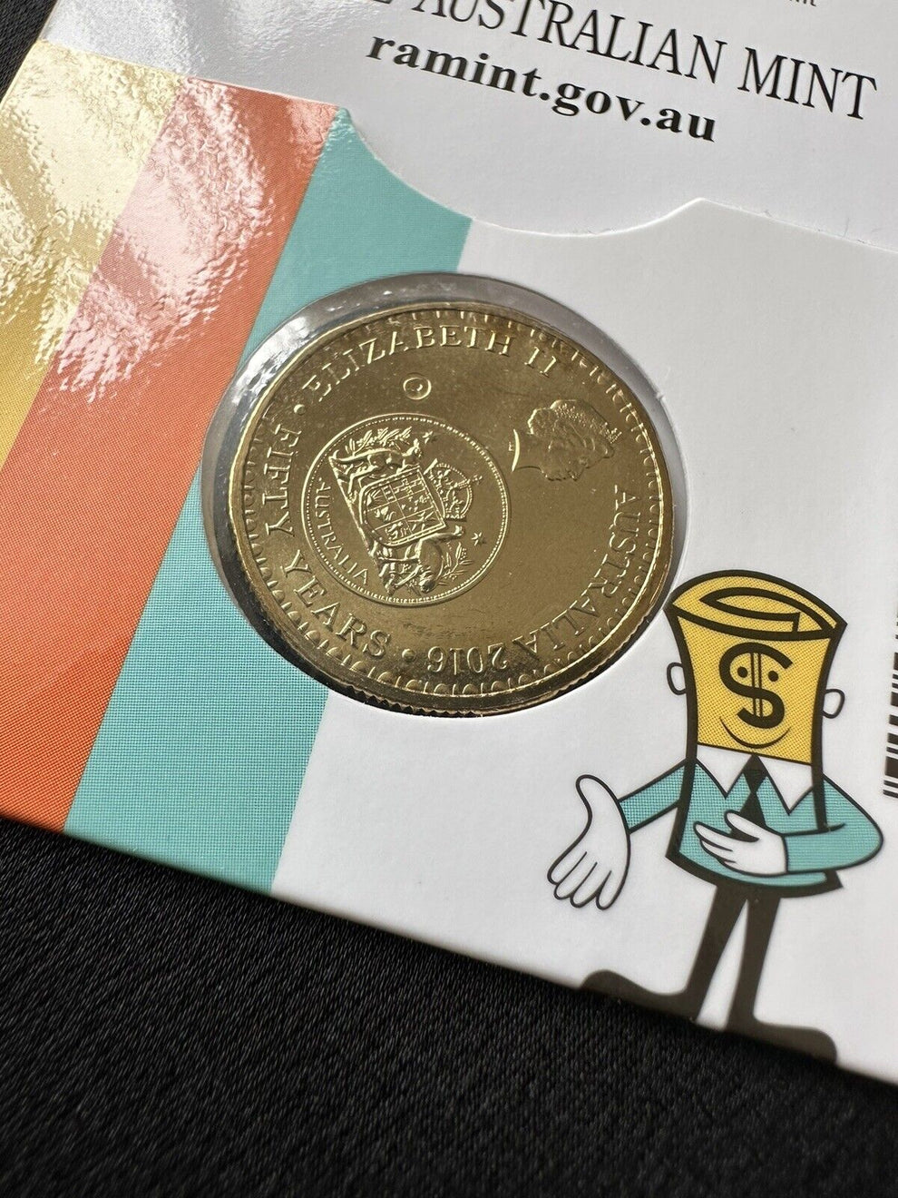 2016 $1 dollar 'C' Counterstamp (50 Years of Decimal Currency Changeov ...